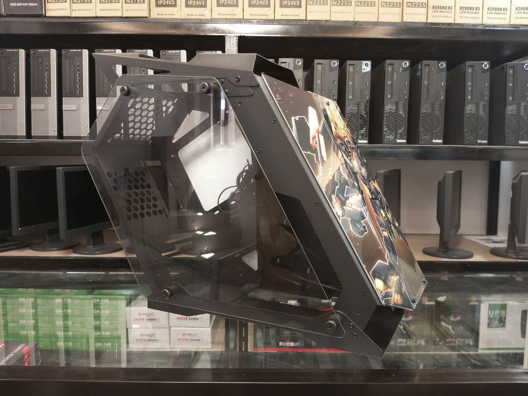 MATX CYBORG GUNDAM METALIC BLACK CPU CHASSIS on Carousell