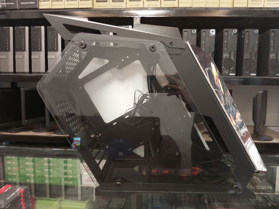 MATX CYBORG GUNDAM METALIC BLACK CPU CHASSIS on Carousell