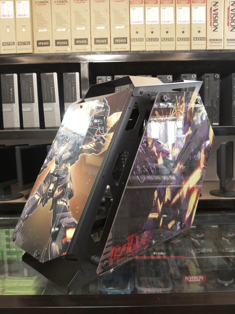 MATX CYBORG GUNDAM METALIC BLACK CPU CHASSIS on Carousell