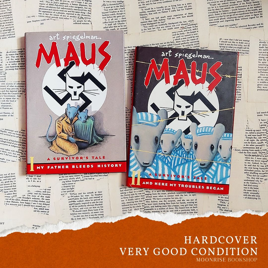 Maus 1 and 2 (2 Volume Box Set - Rare Edition, Hardcover) by Art ...