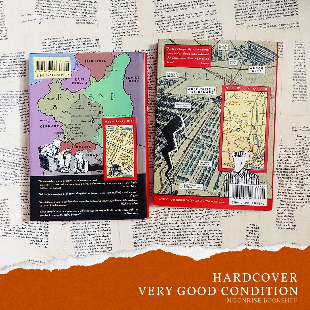 Maus 1 and 2 (2 Volume Box Set - Rare Edition, Hardcover) by Art ...