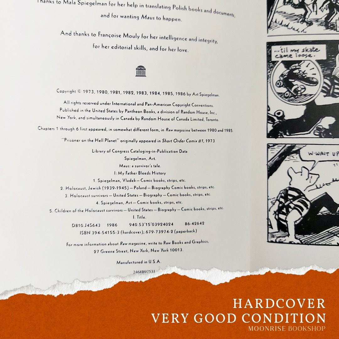 Maus 1 and 2 (2 Volume Box Set - Rare Edition, Hardcover) by Art ...