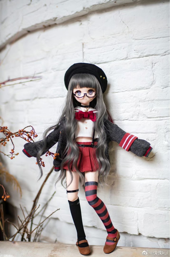 Mdd 熊妹 bjd 1/4 緋夜水手服, 興趣及遊戲, 玩具 & 遊戲類 - Carousell
