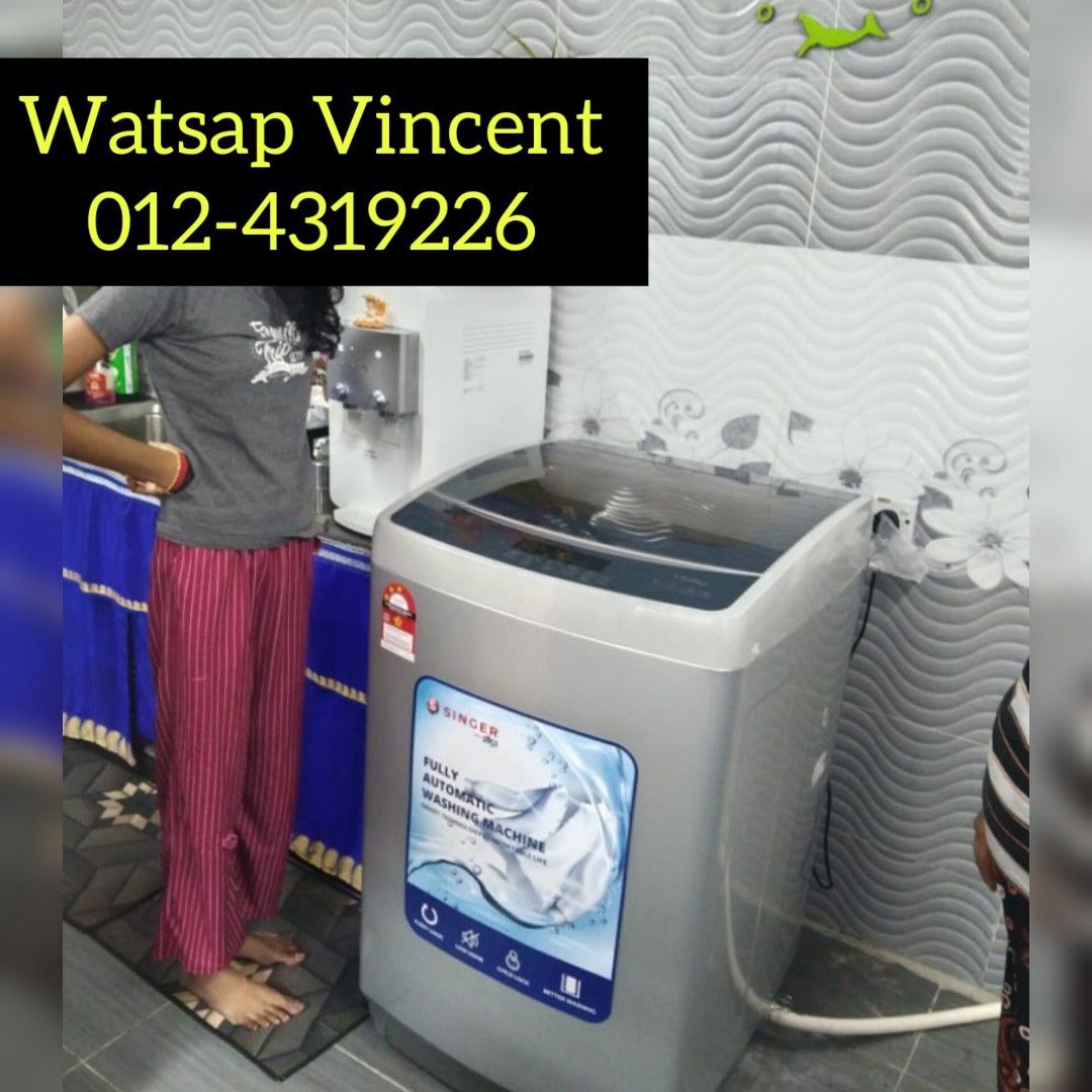 Mesin Basuh 15KG Auto Ansuran Kedai, TV & Home Appliances, Washing ...