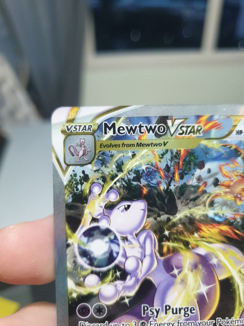 Mewtwo vstar crown zenith, Hobbies & Toys, Toys & Games on Carousell