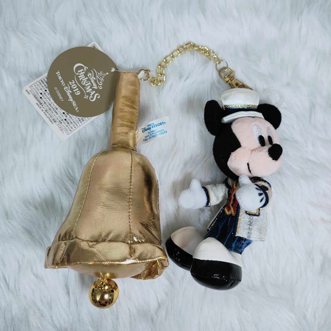 Mickey Mouse & Gold Bell Set Disney Christmas 2019 Tokyo Disney Sea ...