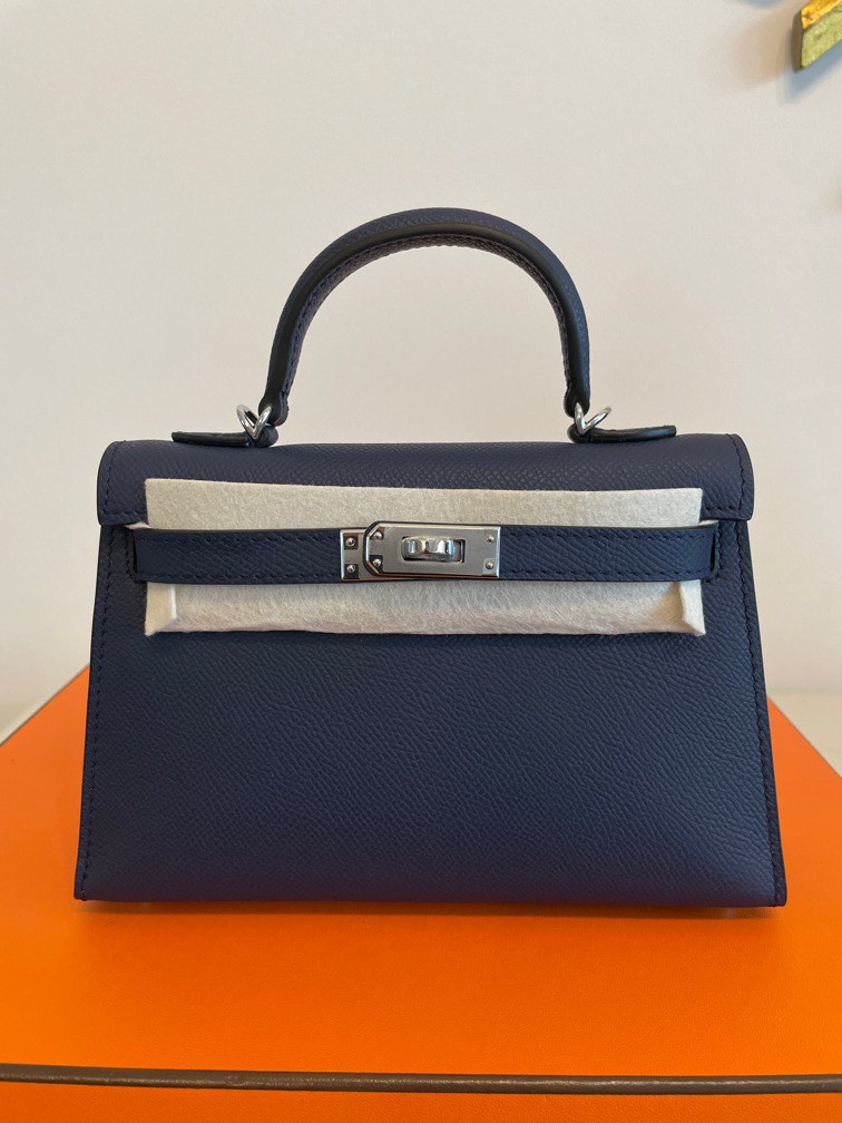 Mini kelly blue sapphire, Women's Fashion, Bags & Wallets, Purses ...