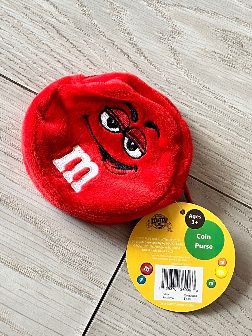 M&M’s World Furry Character Coin Pouch - Original BNWT, Women's Fashion ...