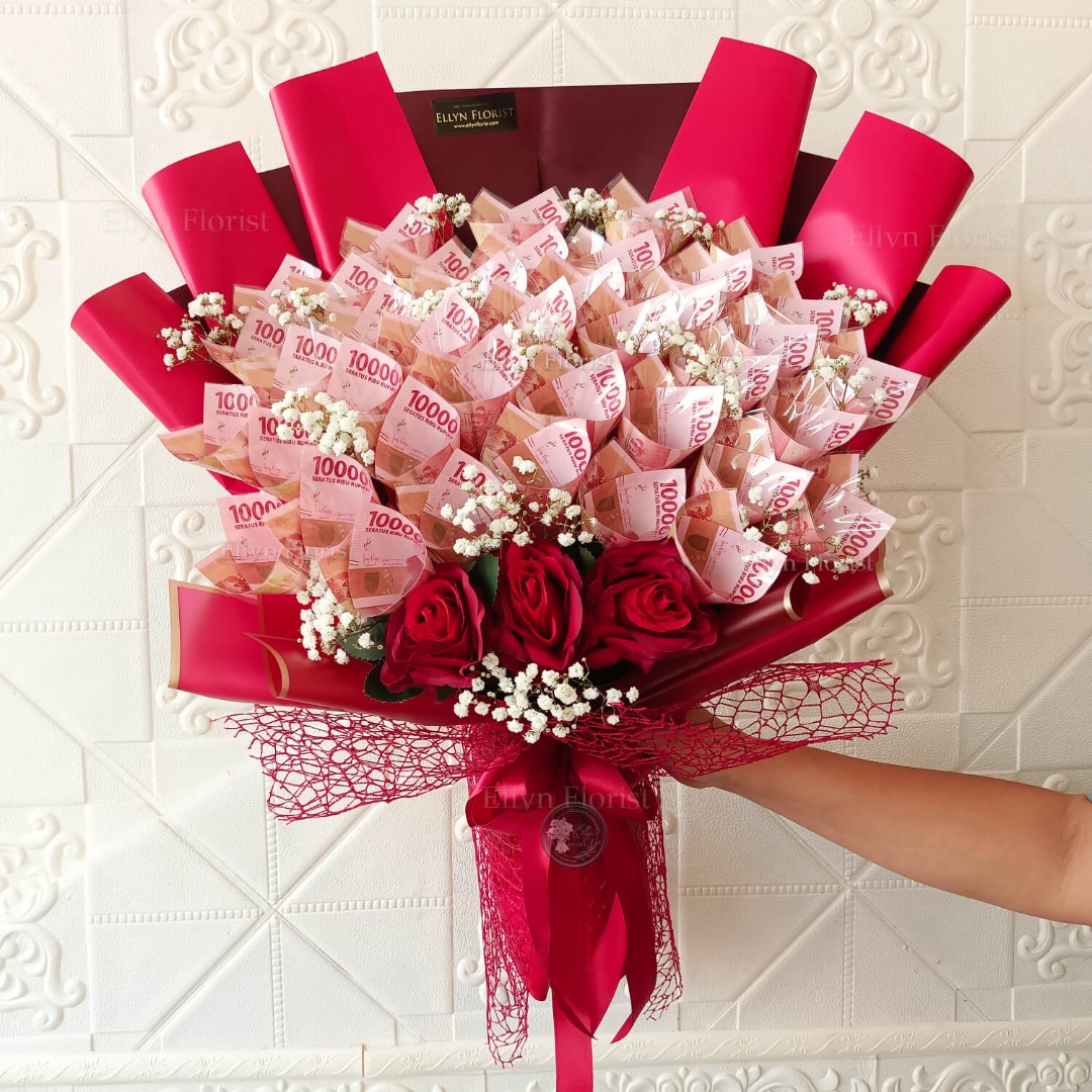 Money Bouquet, Desain & Kerajinan Tangan, Karya Seni di Carousell