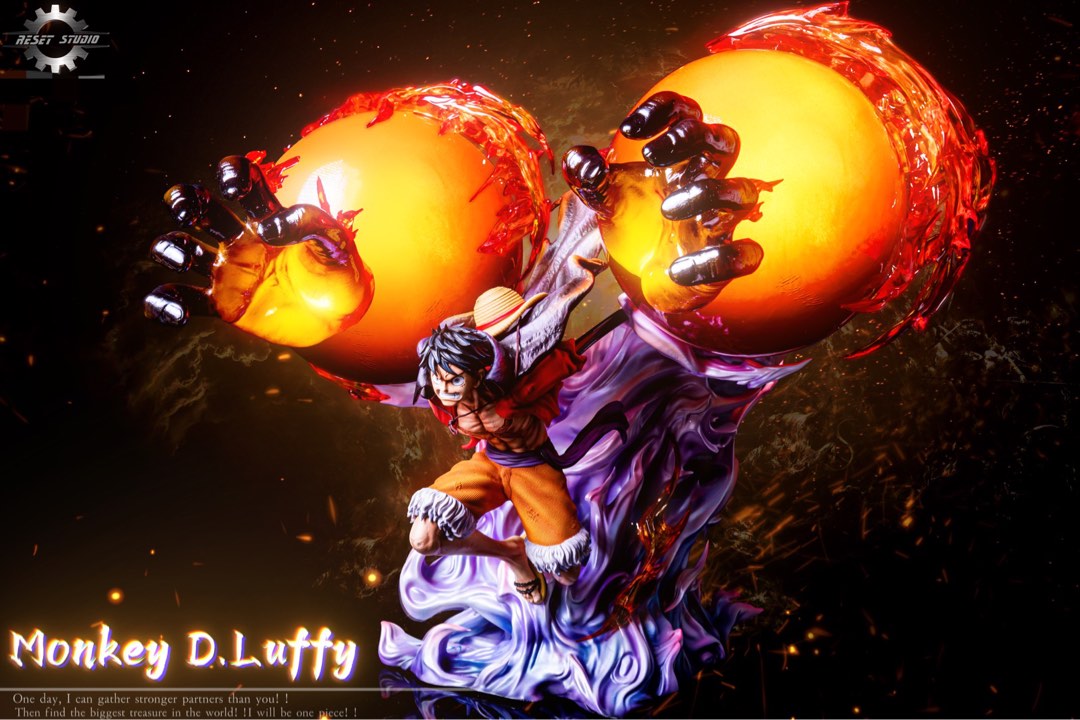 Monkey D Luffy Third Gear GK Figure Reset Studio One Piece, Hobbies ...