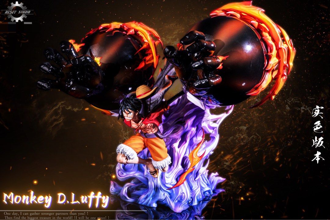 Monkey D Luffy Third Gear GK Figure Reset Studio One Piece, Hobbies ...