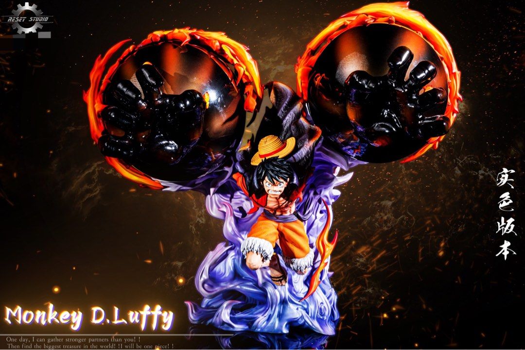 Monkey D Luffy Third Gear GK Figure Reset Studio One Piece, Hobbies ...