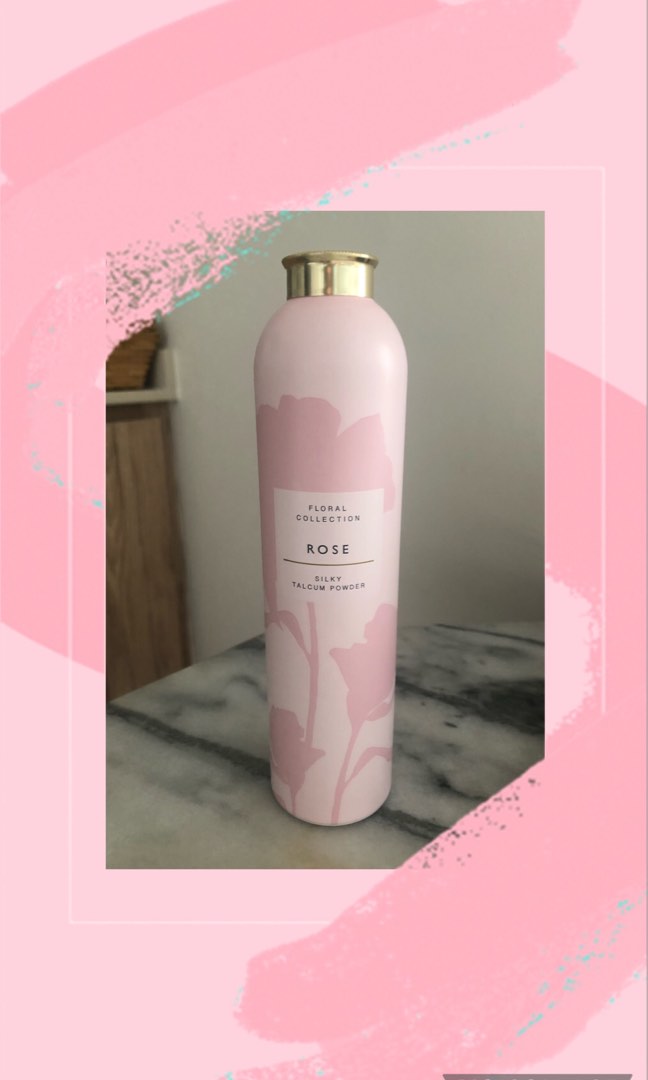 M&S Rose Silky Talcum Powder, Beauty & Personal Care, Bath & Body, Body ...
