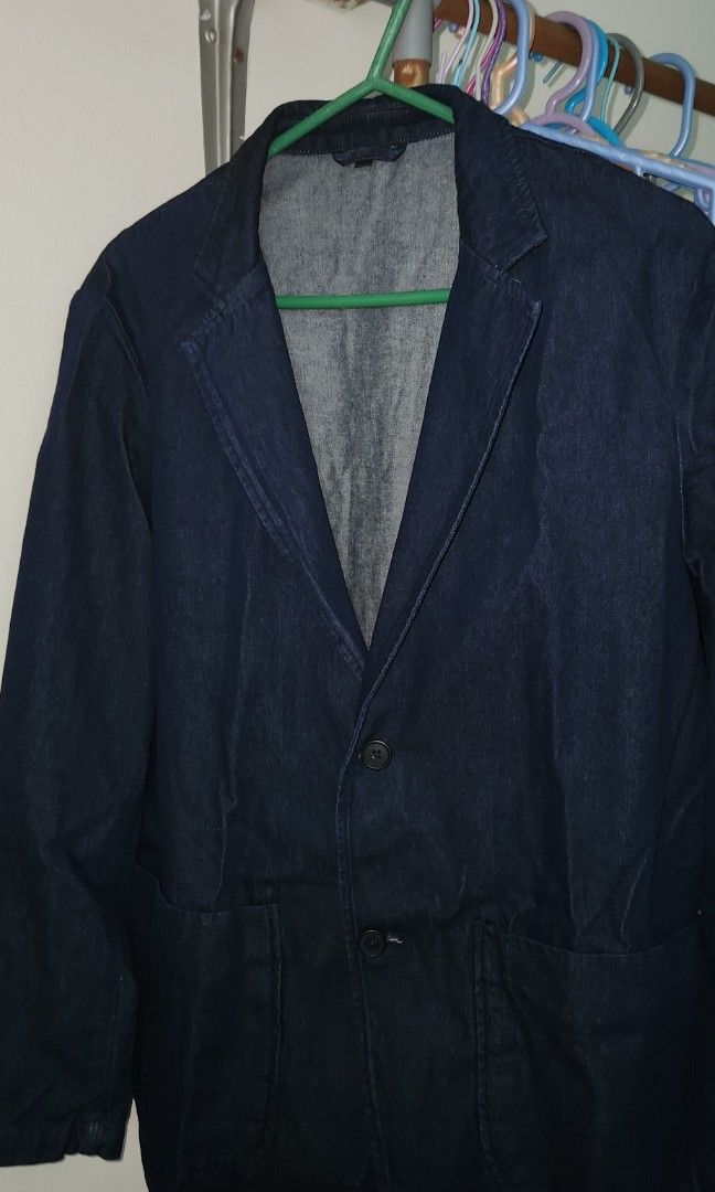 Muji Blazer Jacket, Men's Fashion, Coats, Jackets and Outerwear on ...