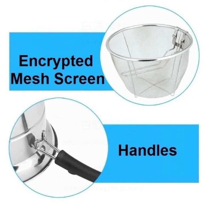 Multifunction Pot 3 in 1 Stainless Steam and Deep Frying Cooking Pot ...