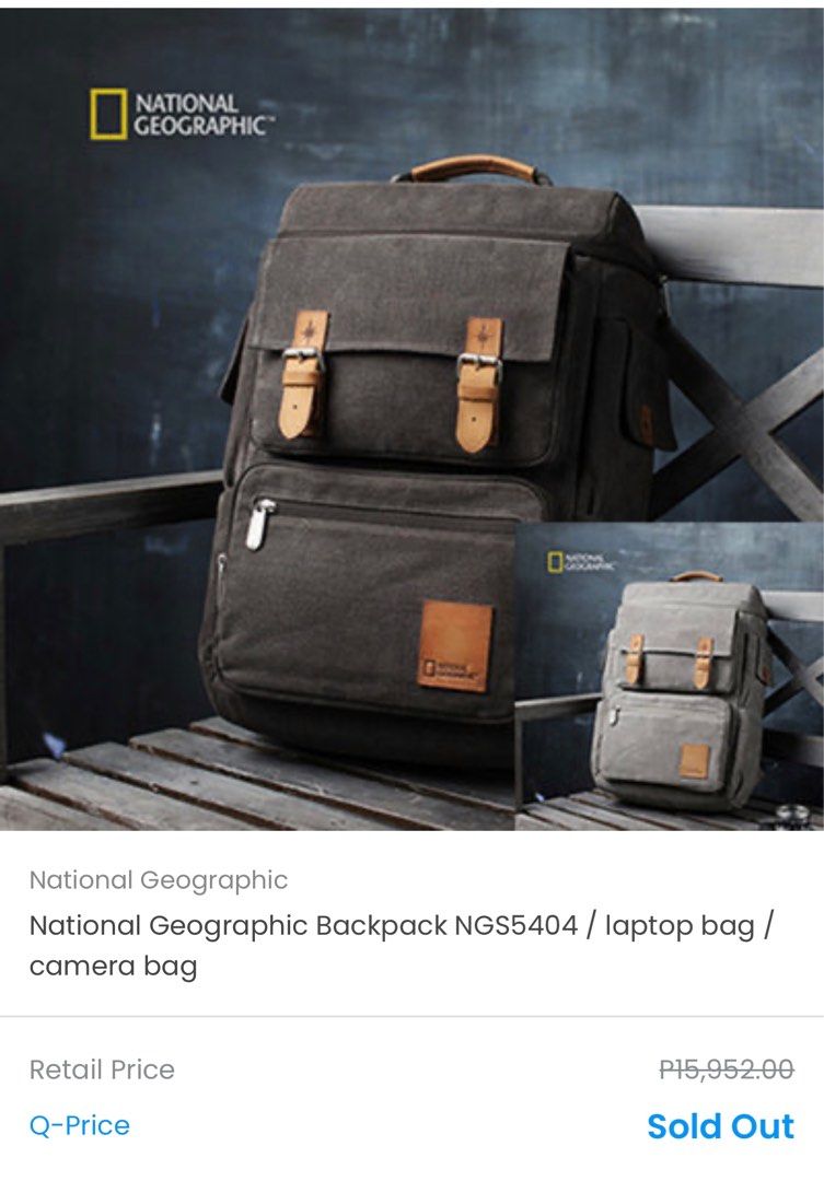 National Geographic Backpack (NG S5404C), Men's Fashion, Bags ...
