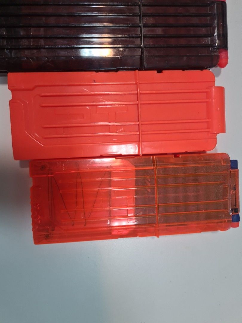 Nerf magazines(bullets included in the magazines shown in the pic ...
