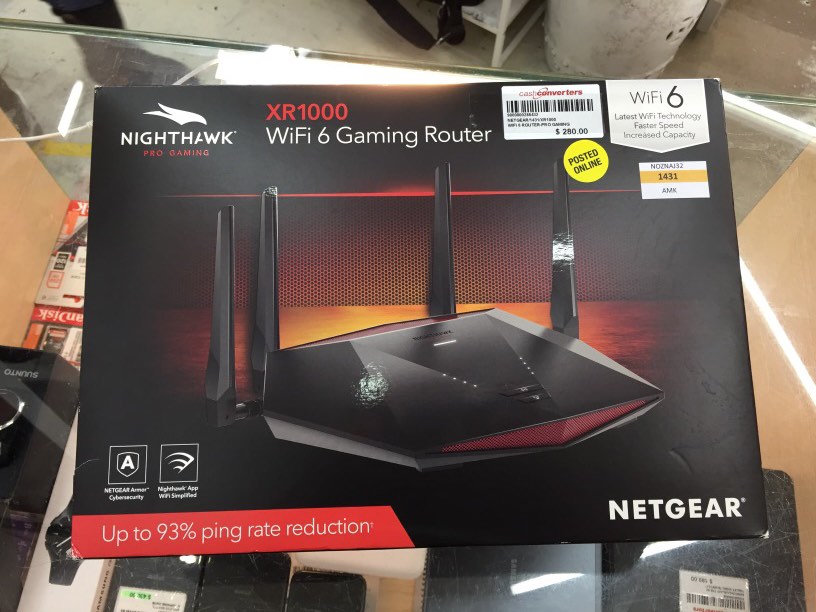 NETGEAR NIGHTHAWK XR1000 Wifi 6 Gaming Router, Computers & Tech, Parts ...