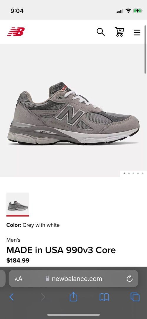 New balance 993 990 v3 v5 v6 (April batch), Men's Fashion, Footwear, Sneakers on Carousell