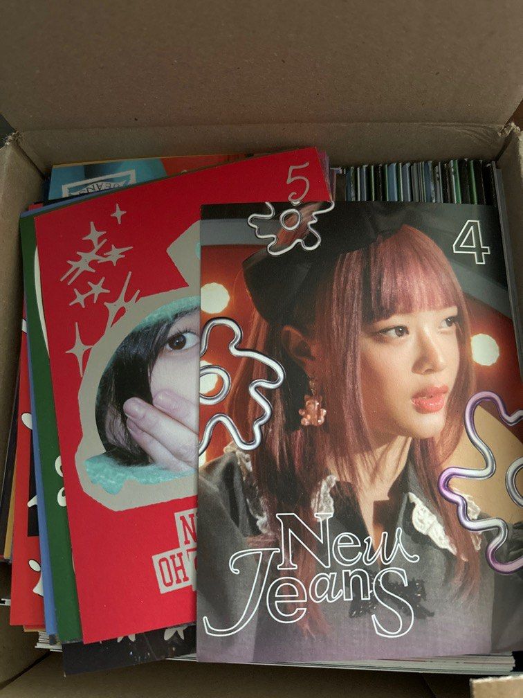 New Jeans Post Cards, Hobbies & Toys, Memorabilia & Collectibles, K ...