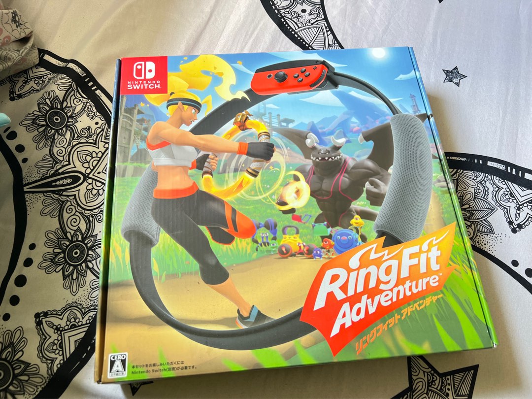 Nintendo Switch - Ringfit Adventure, Video Gaming, Video Games ...