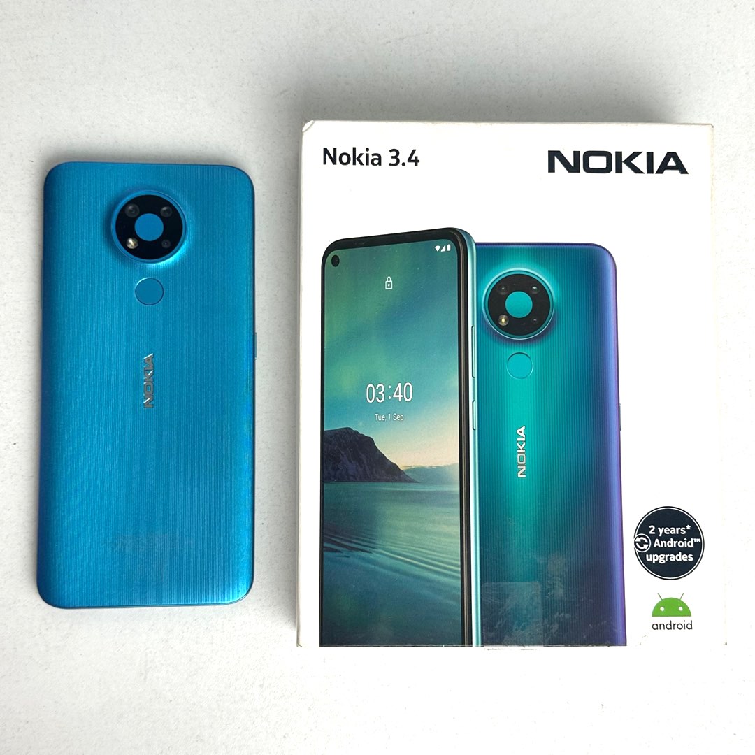 Nokia 3.4 smartphone, Mobile Phones & Gadgets, Mobile Phones, Android ...