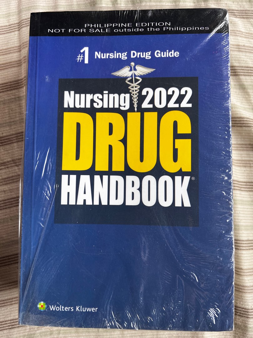 Nursing Drug Handbook 2022 (Wolters Kluwer), Hobbies & Toys, Books ...