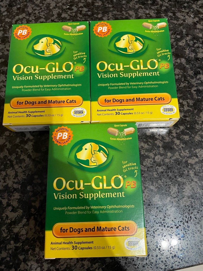 Ocu-GLO Vision Supplement, Pet Supplies, Health & Grooming on Carousell