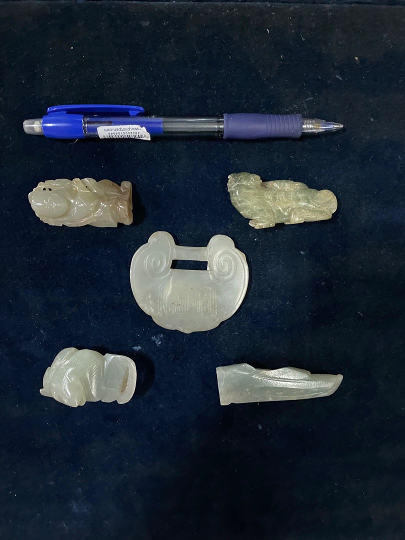 Old nephrite jade carvings. $250 each., Hobbies & Toys, Memorabilia ...