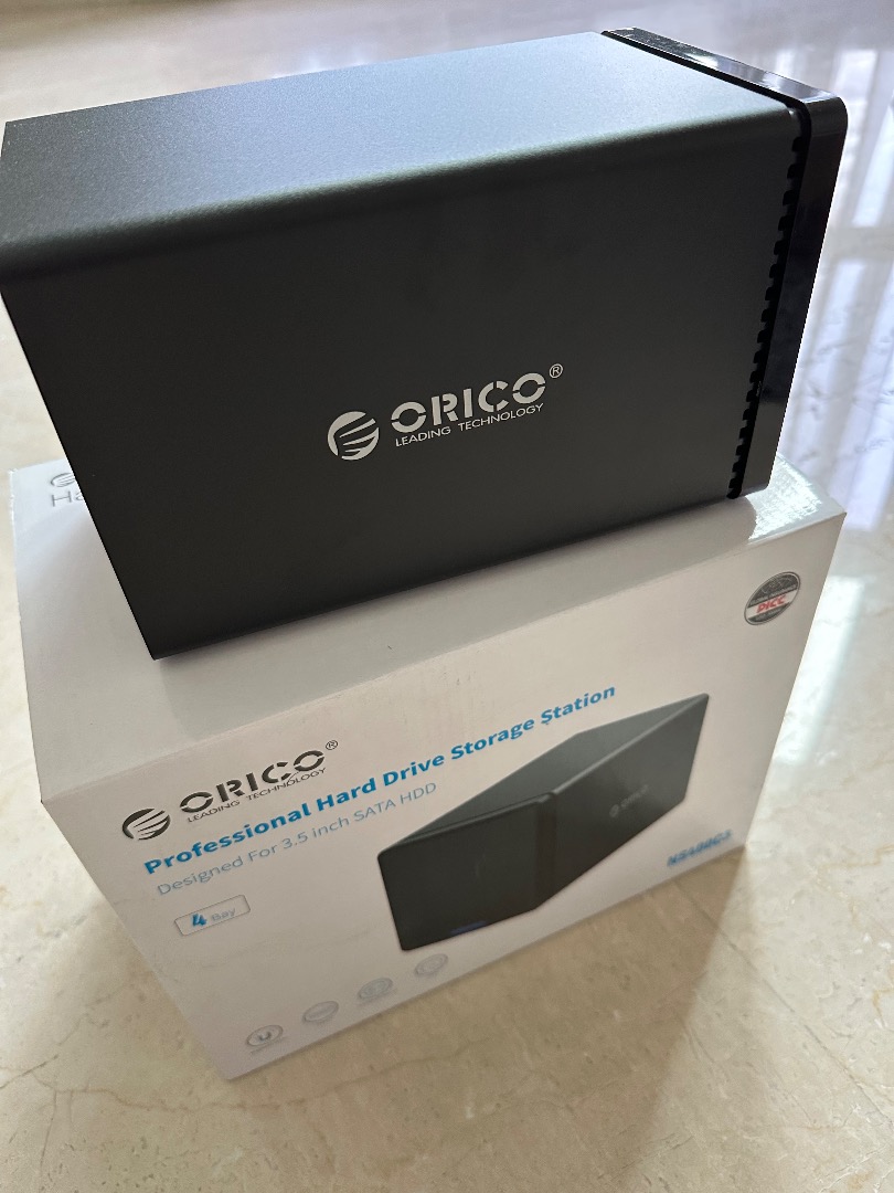 ORICO 4 Bay USB Enclosure USB-C, Computers & Tech, Parts & Accessories ...