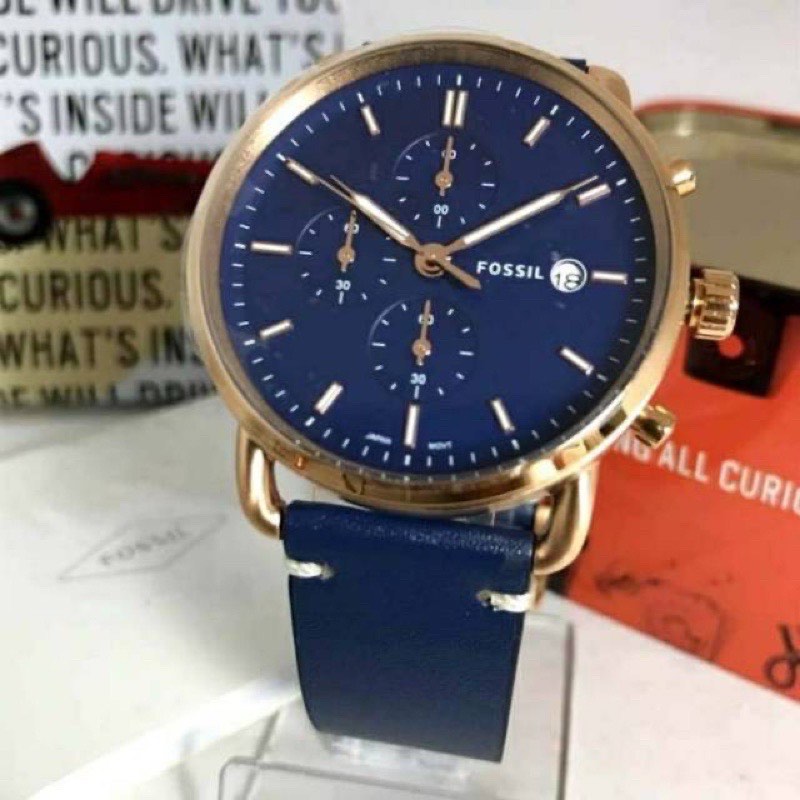 Original 100% Fossil Watch Men Fs5404, Fesyen Pria, Jam Tangan di Carousell