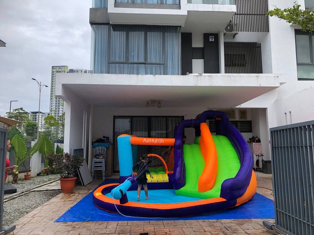 Outdoor Raya Events Kids Pool Water Slide Murah Kolam Renang Budak ...