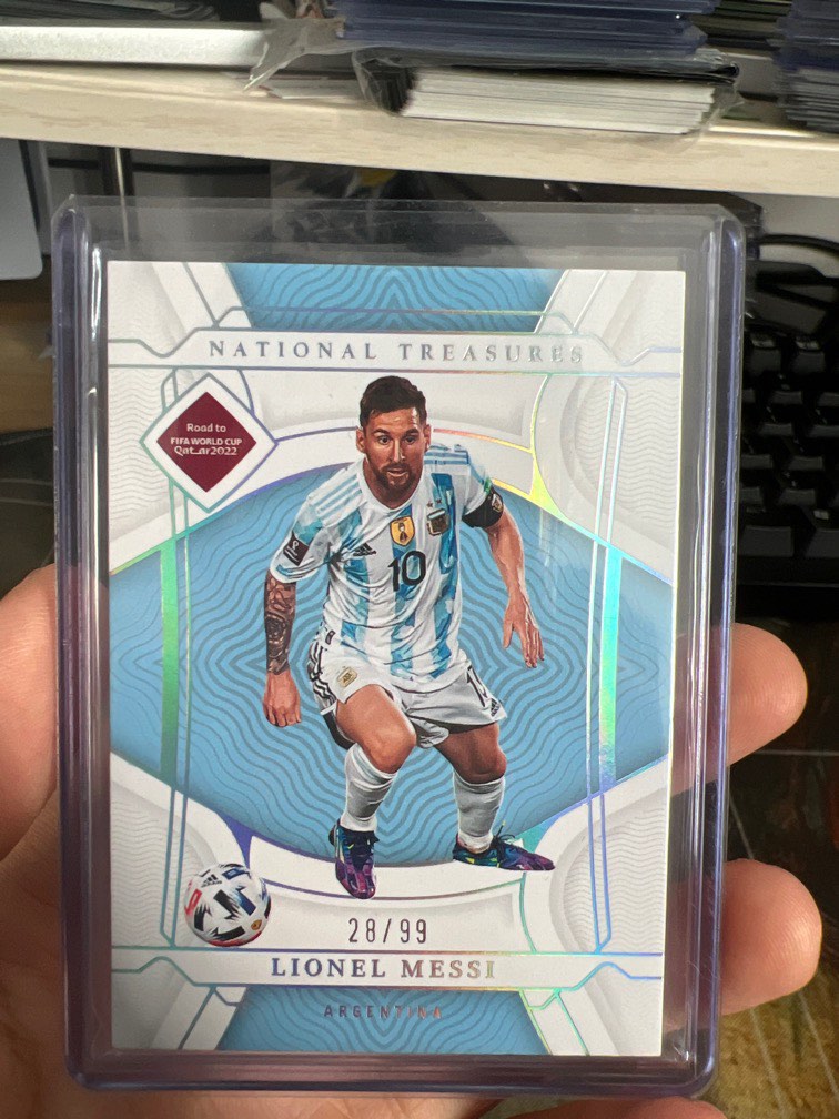Panini National Treasures Lionel Messi Base /99, Hobbies & Toys ...
