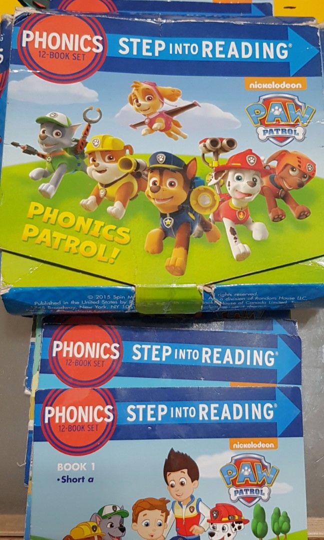 Paw patrol phonics first readers, Hobbies & Toys, Books & Magazines ...