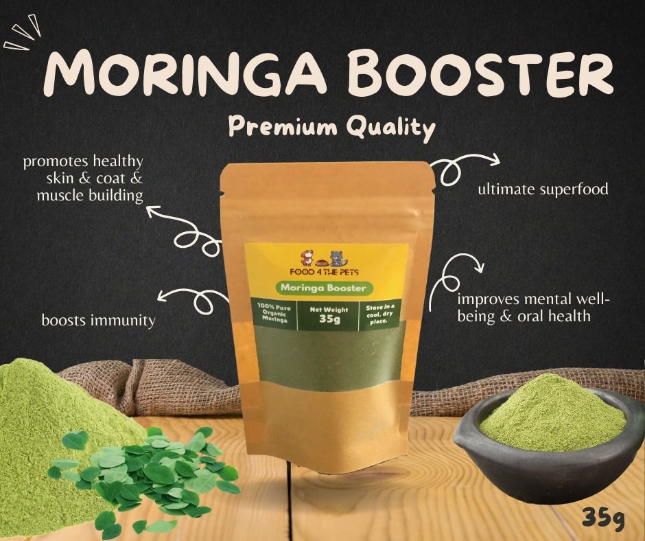 Pet Booster Moringa Turmeric Chia Topper Moringa Sprinkle Eggshell ...