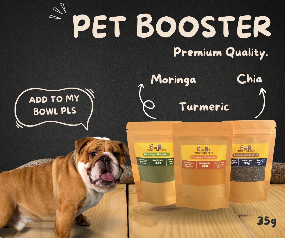 Pet Booster Moringa Turmeric Chia Topper Moringa Sprinkle Eggshell ...