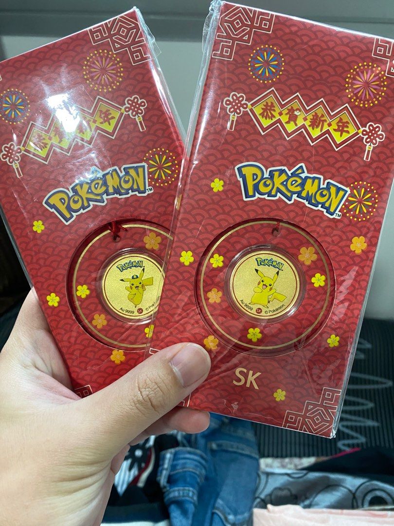 Pikachu Gold Coin, Hobbies & Toys, Memorabilia & Collectibles, Currency ...