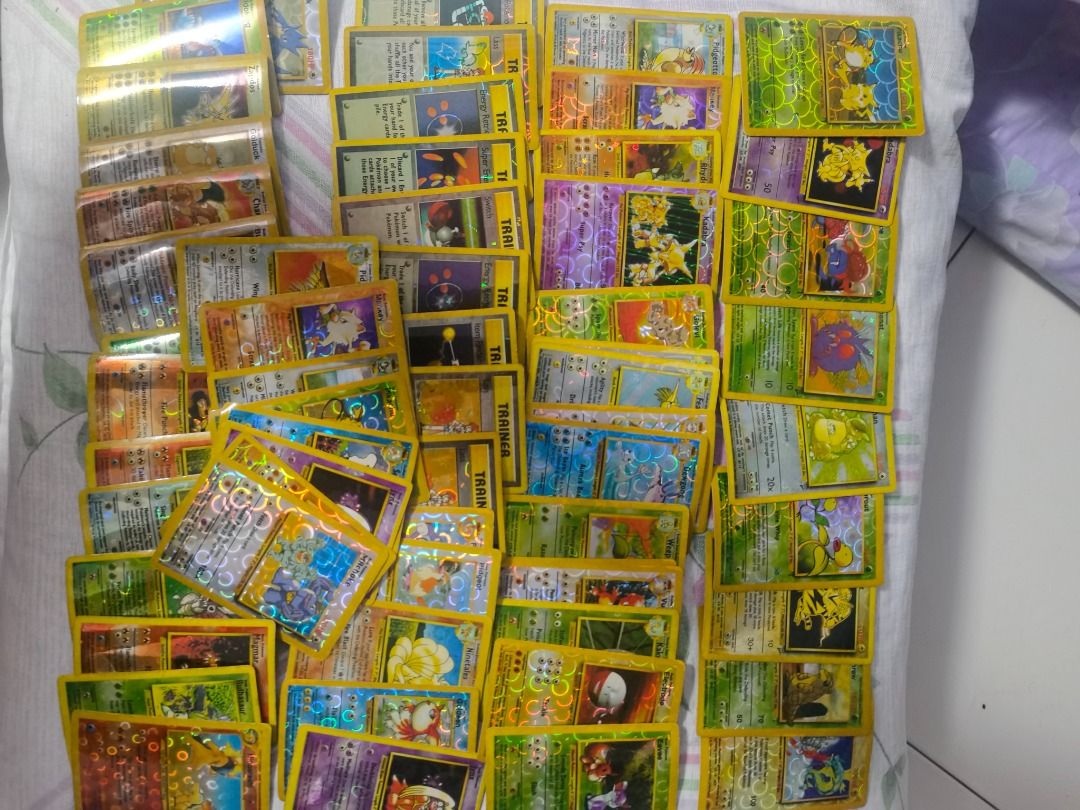 Pokemon card foil sticker, Hobbies & Toys, Toys & Games on Carousell
