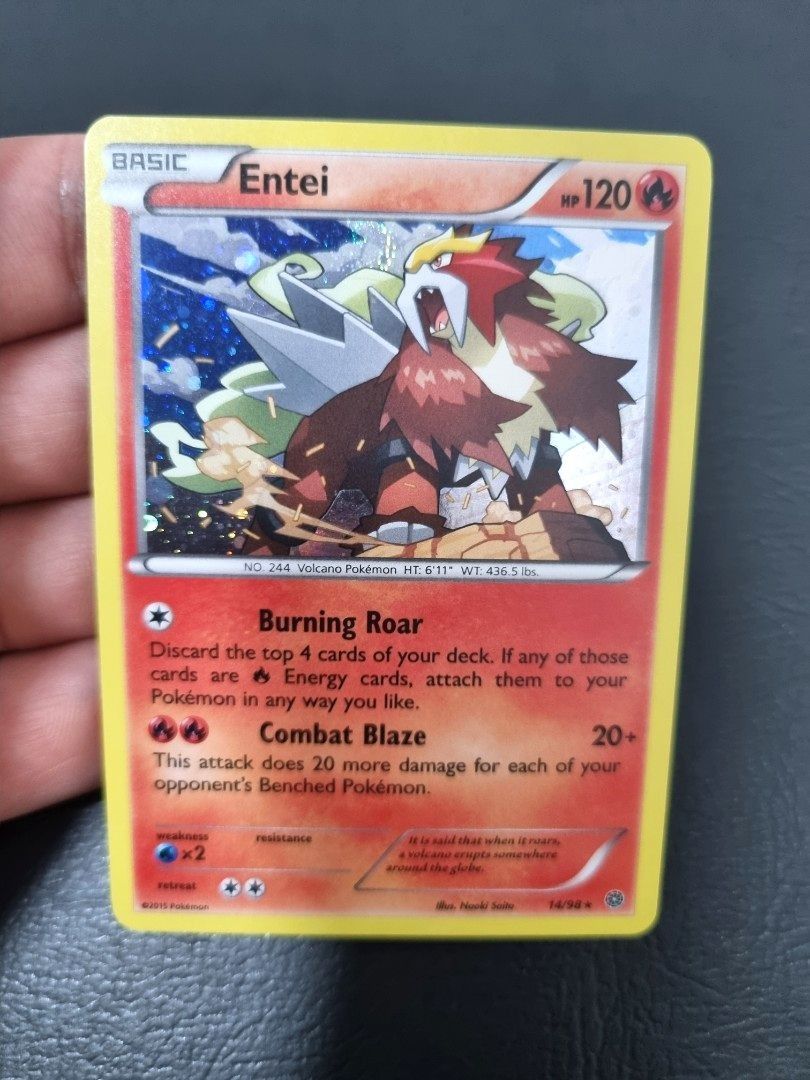Pokemon TCG - Entei Holo Rare (not charizard umbreon lugia), Hobbies ...
