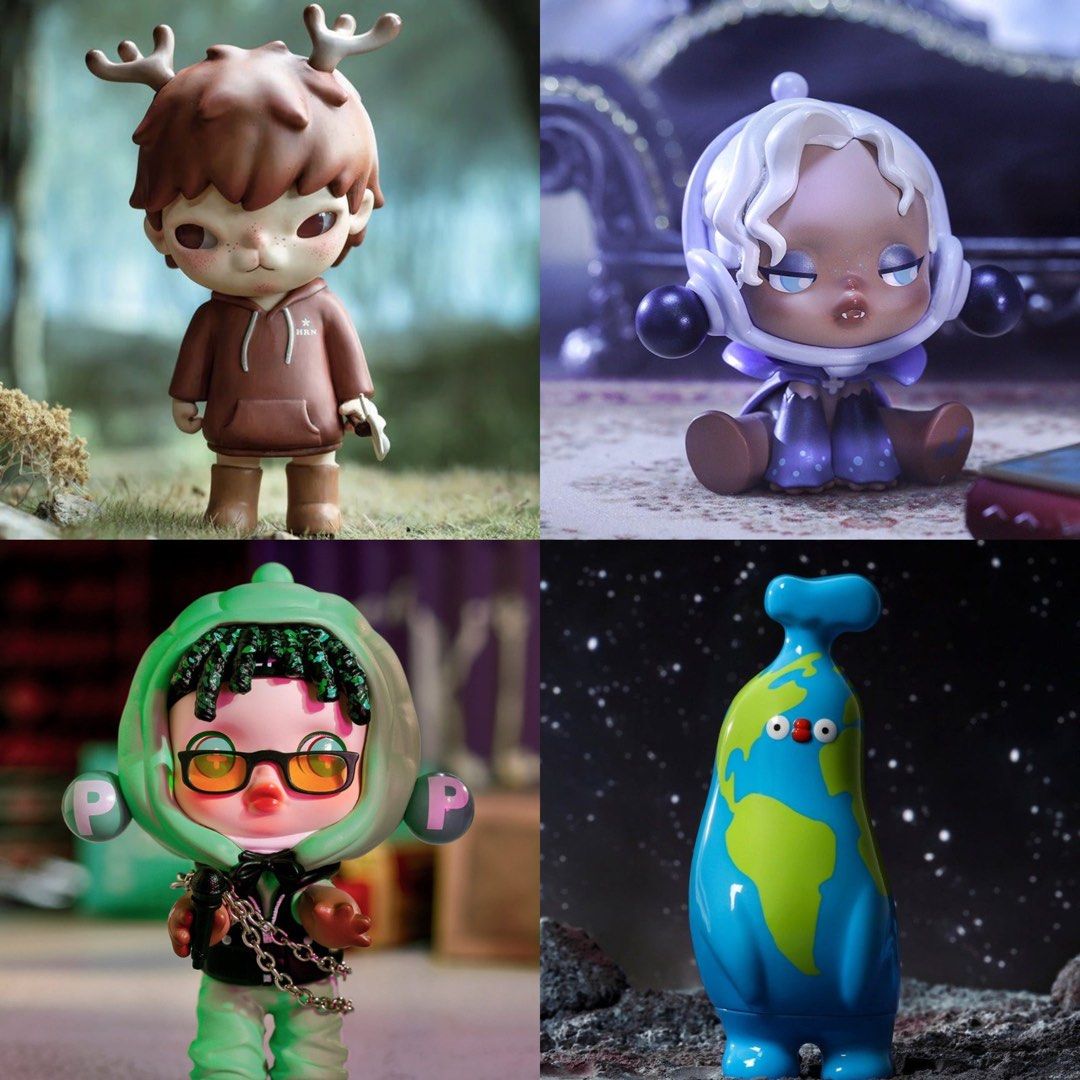 Popmart clearance- Skullpanda, Hirono, Flapjack, Conjuring, Hobbies ...