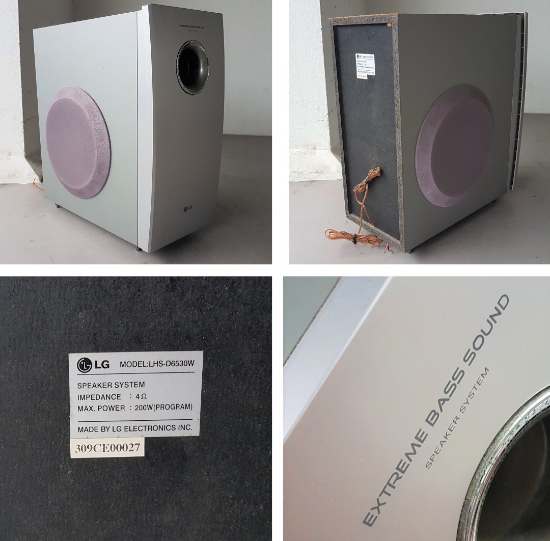 Premium LG Electronics Sub-Woofer, Powerful 200 watts, Extreme Bass ...