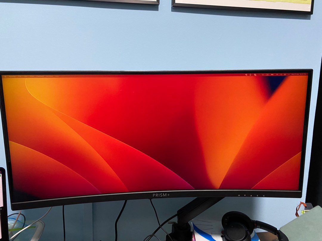 Prism 30 inch curved monitor x300, Computers & Tech, Parts ...