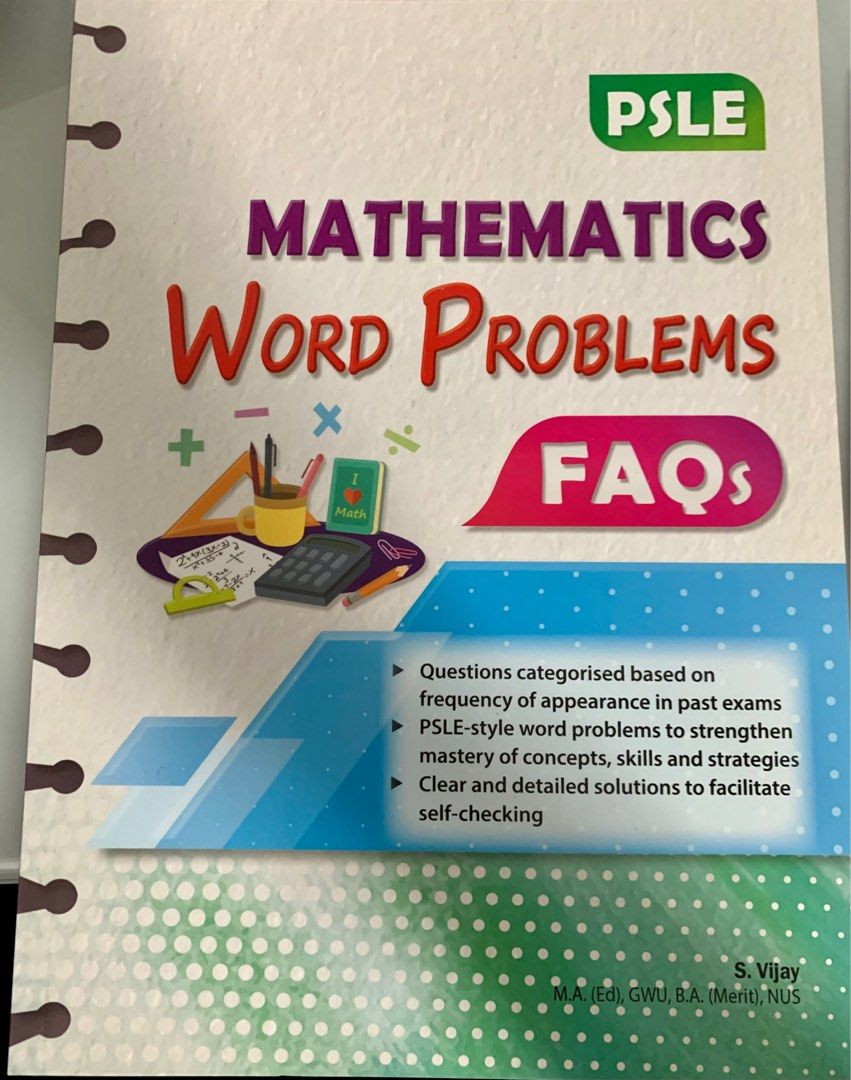 PSLE math work problems FAQs, Hobbies & Toys, Books & Magazines ...