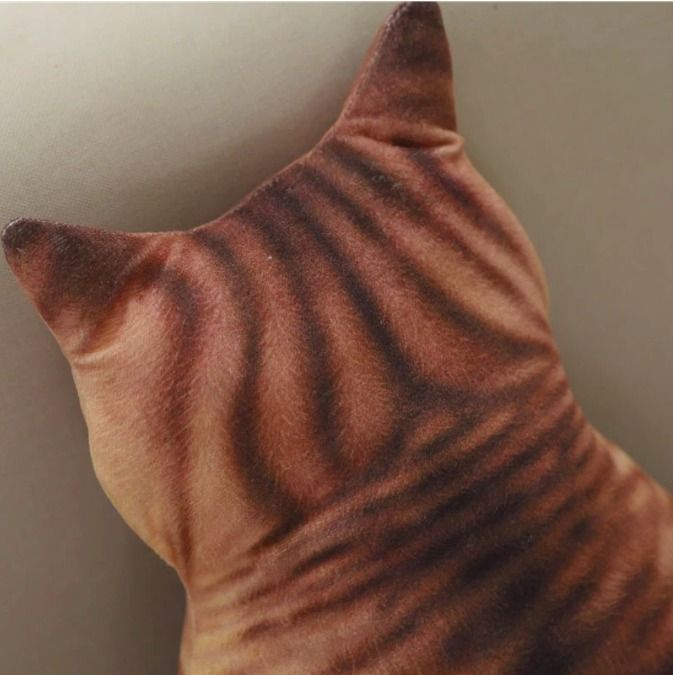 Realistic (Back View) Cat Plush *Cute toys, cats, plushies*, Hobbies ...