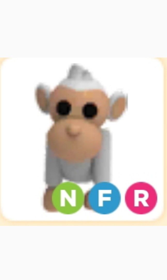 Roblox Adopt Me Neon Fly Ride Albino Monkey, Video Gaming, Gaming ...