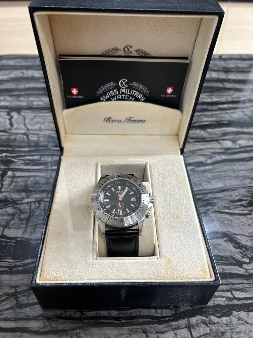 Royal Insignia Swiss military watch SAF, Men's Fashion, Watches ...