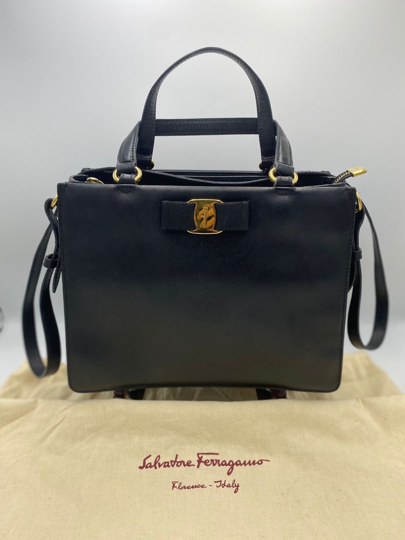 Salvatore Ferragamo Vara 2-Way Shoulder Bag on Carousell