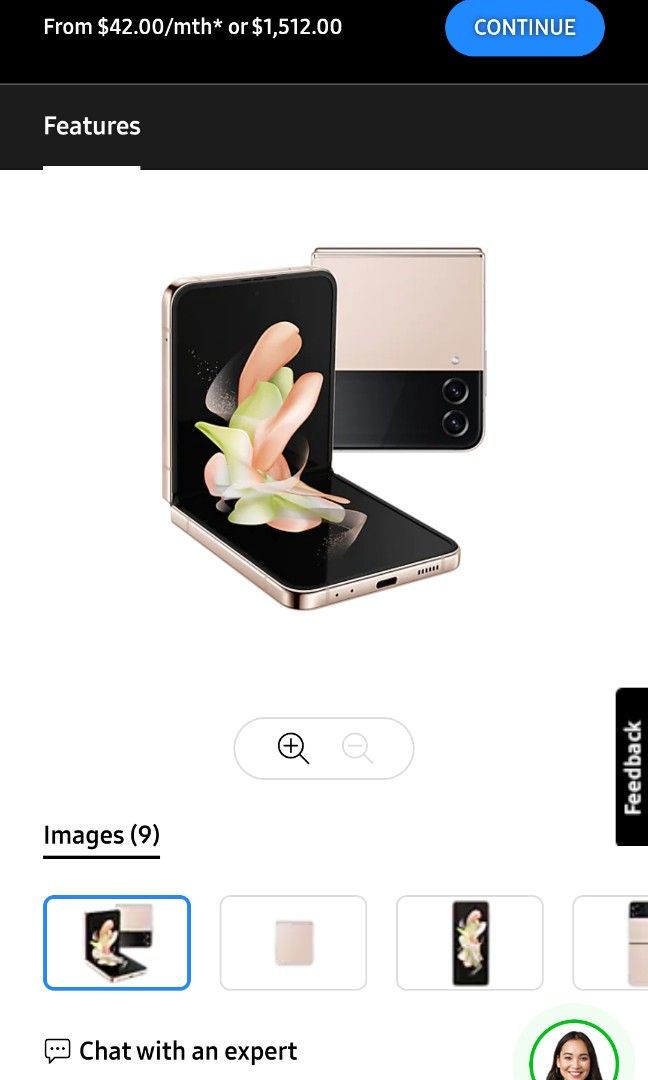 Samsung Galazy Z Flip 4 256GB Pink Gold, Mobile Phones & Gadgets ...