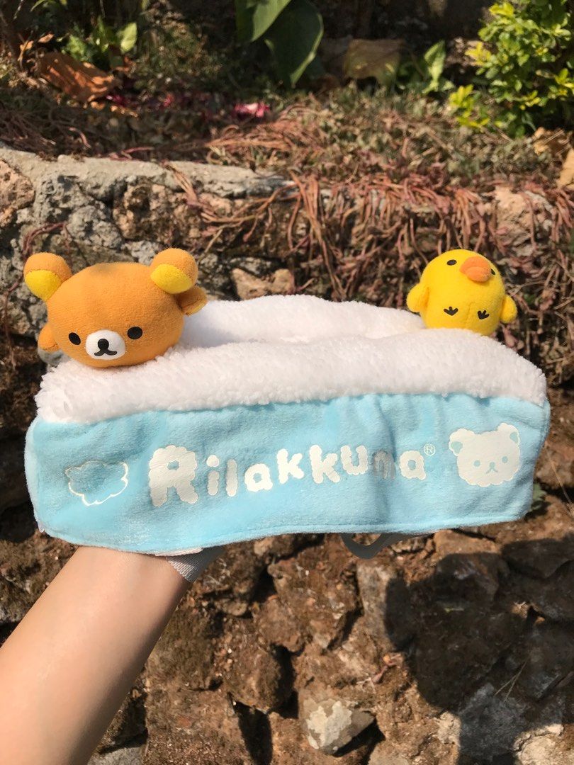 SAN-X RILAKKUMA TISSUE HOLDER, Hobbies & Toys, Toys & Games on Carousell