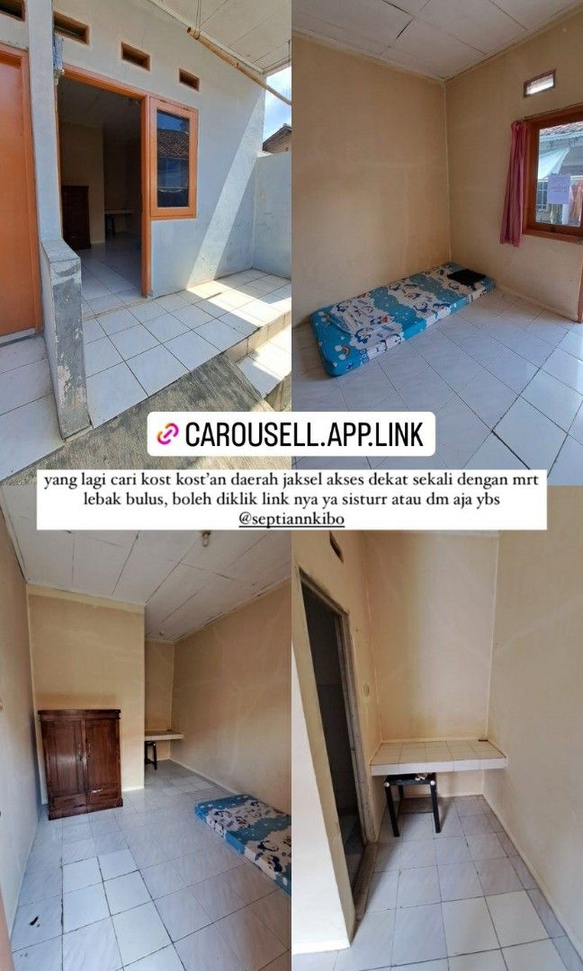 Sewa Kos Kosan Lebak Bulus, Properti, Rental di Carousell